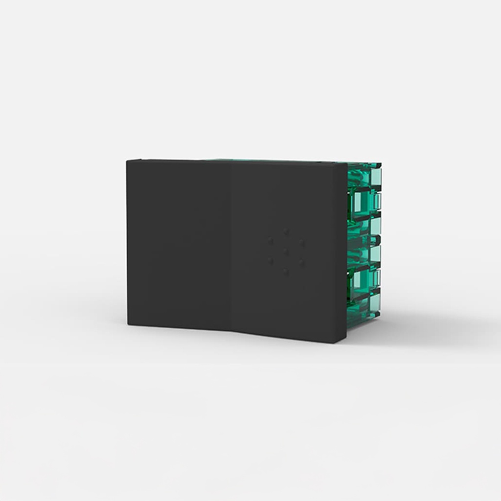 MODULO PULSADOR BIPOLAR 4 VIAS SIGLO XXII - GRIS | Neored