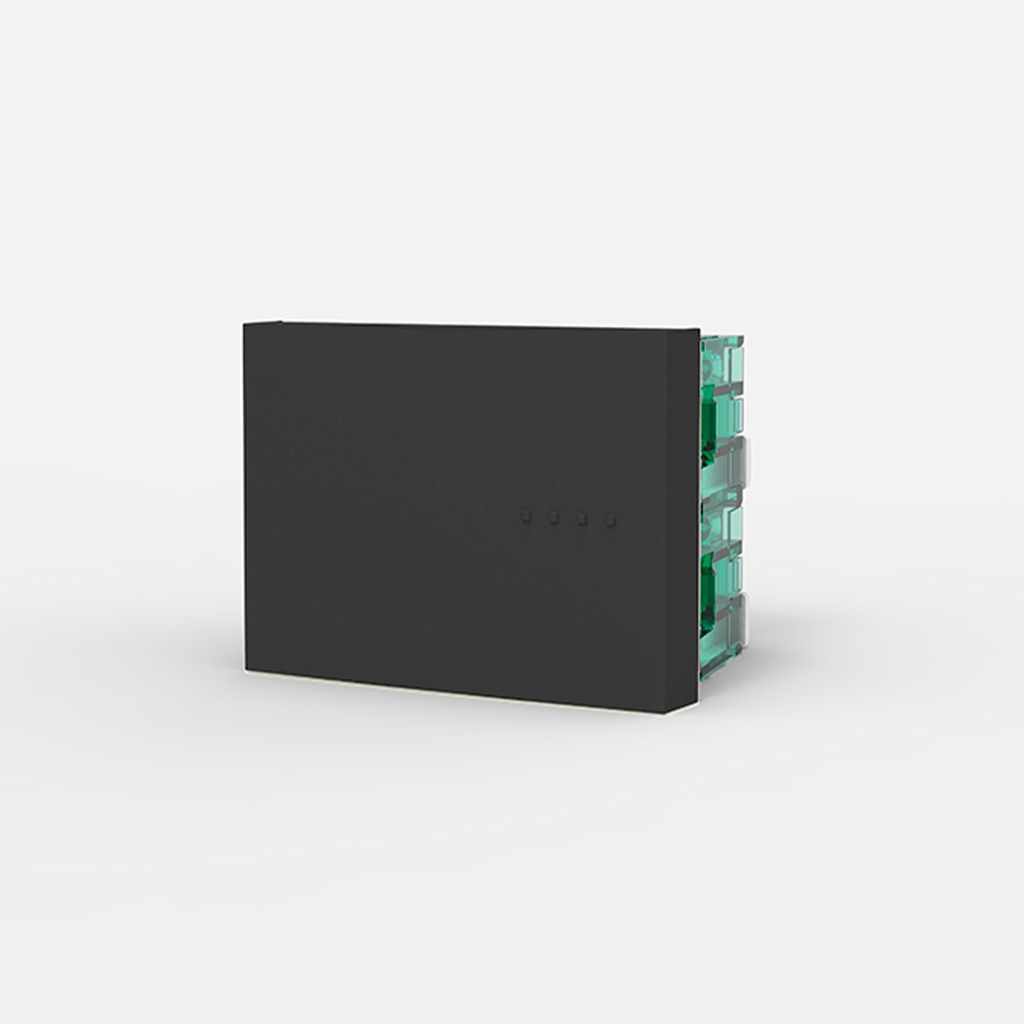 MODULO COMBINACION, TECLA DOBLE, BAUHAUS - GRIS | Neored