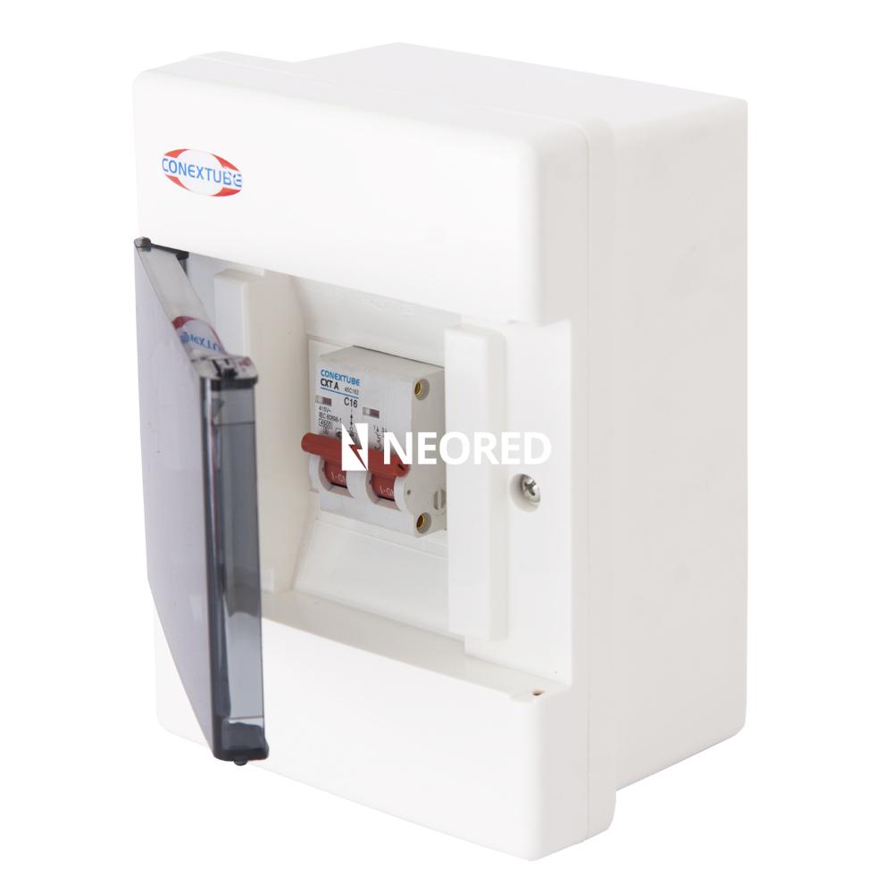 Caja para termicas IP41 Conextube de 4 modulos sobreponer | Neored
